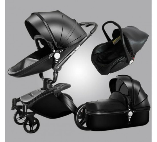Коляска Aulon Max 3 в 1 black eco чёрный купить в интернет-магазине ...